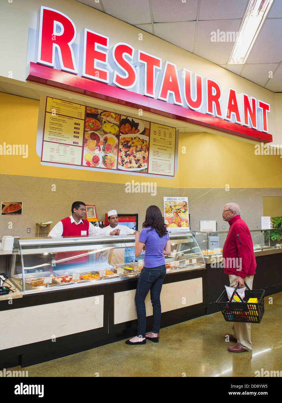 Waiting counter customer customers ordering hi-res stock photography ...