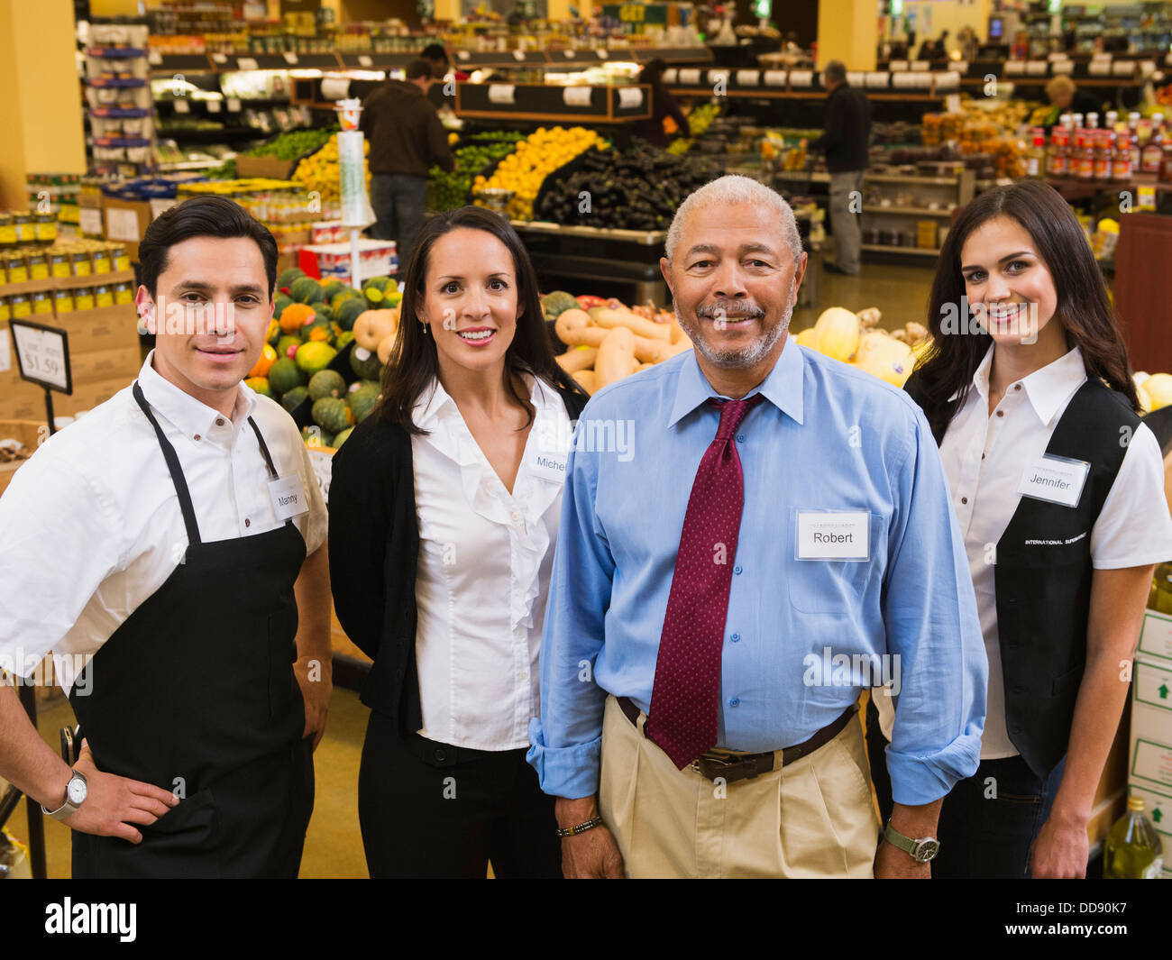 African american clerk grocery store hi-res stock photography and ...