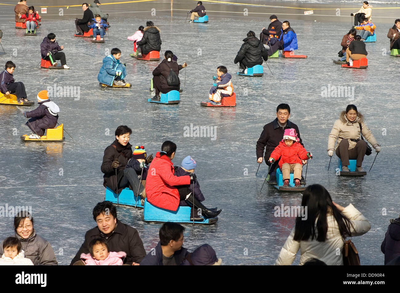 Sliding on ice hi-res stock photography and images - Alamy
