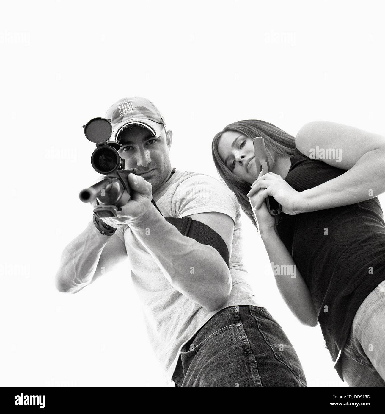 Women with guns hi-res stock photography and images - Alamy