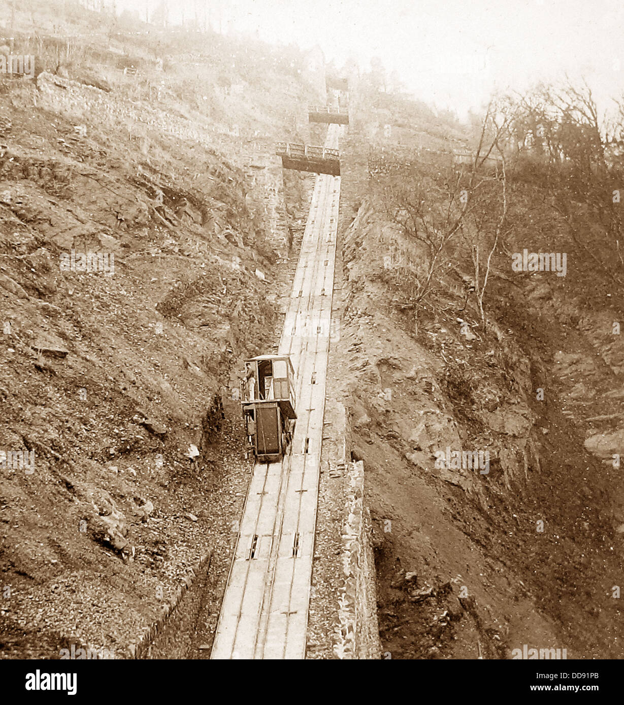 Victorian cliff railway hi-res stock photography and images - Alamy