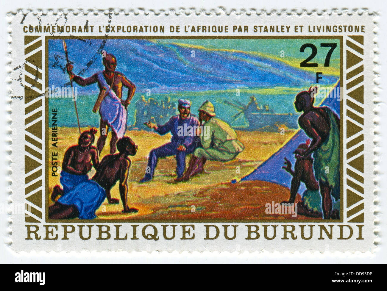 Old Postage Stamp Stock Photo - Alamy