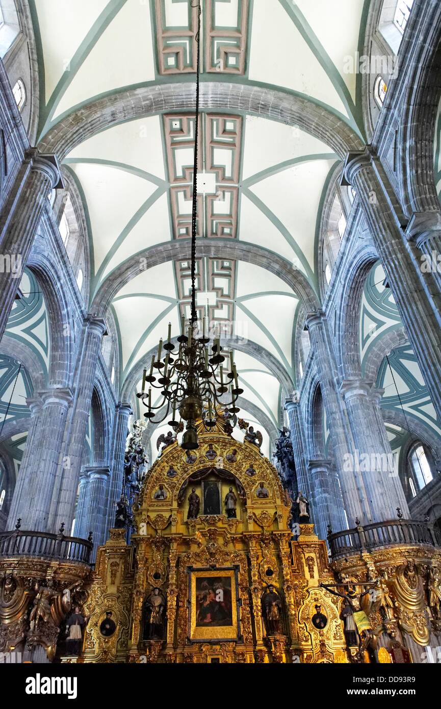 Inside the cathedral are five large altars, sixteen chapels, a choir ...