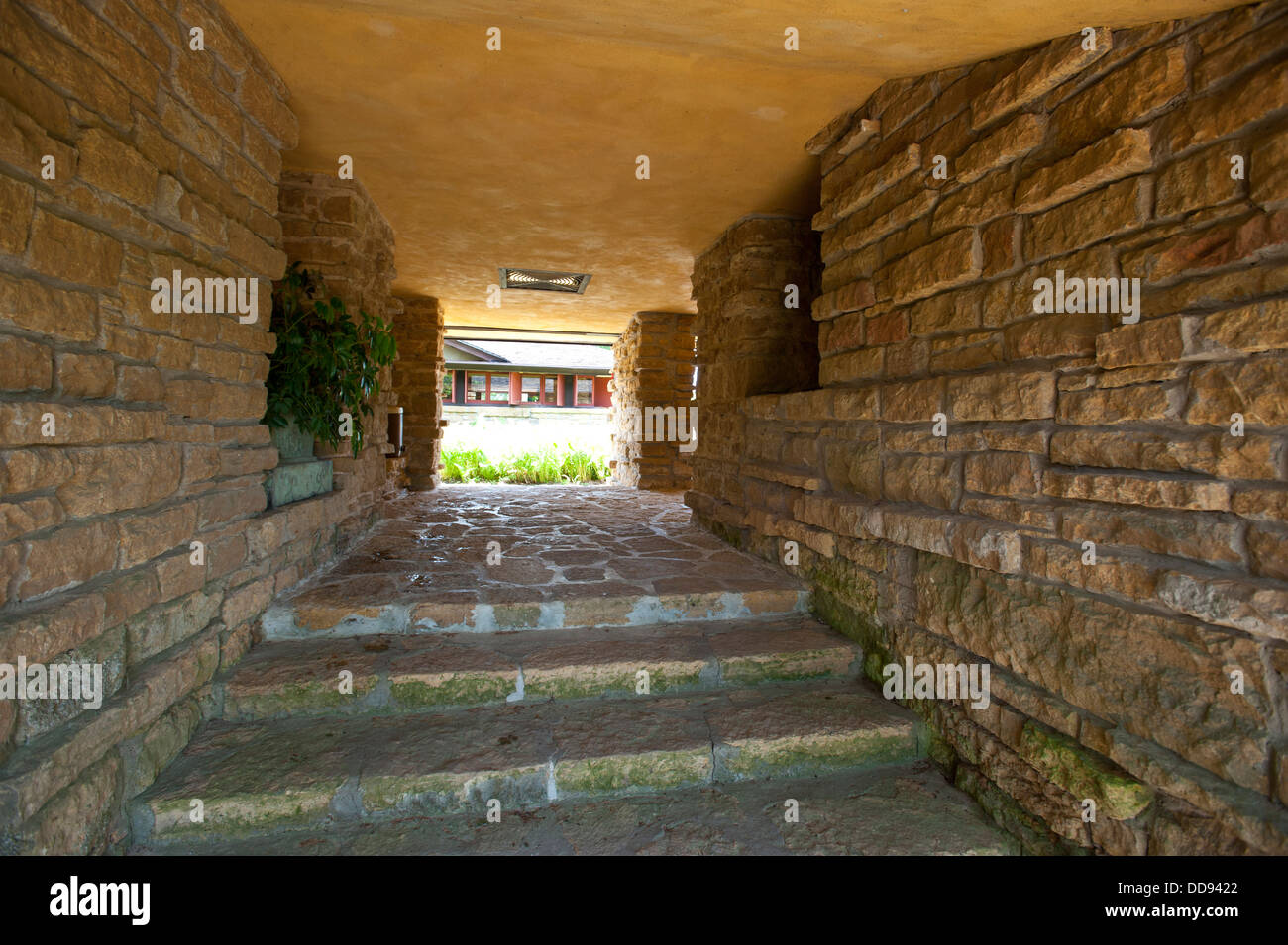 USA, Wisconsin, Spring Green. Frank Lloyd Wright, Taliesin, Private ...