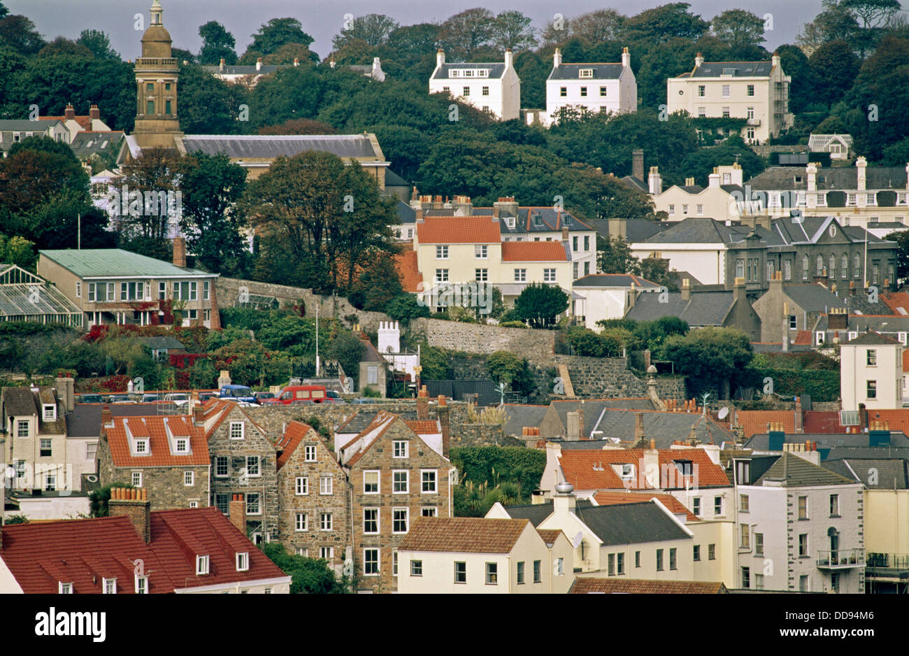 Guernsey from above hi-res stock photography and images - Alamy
