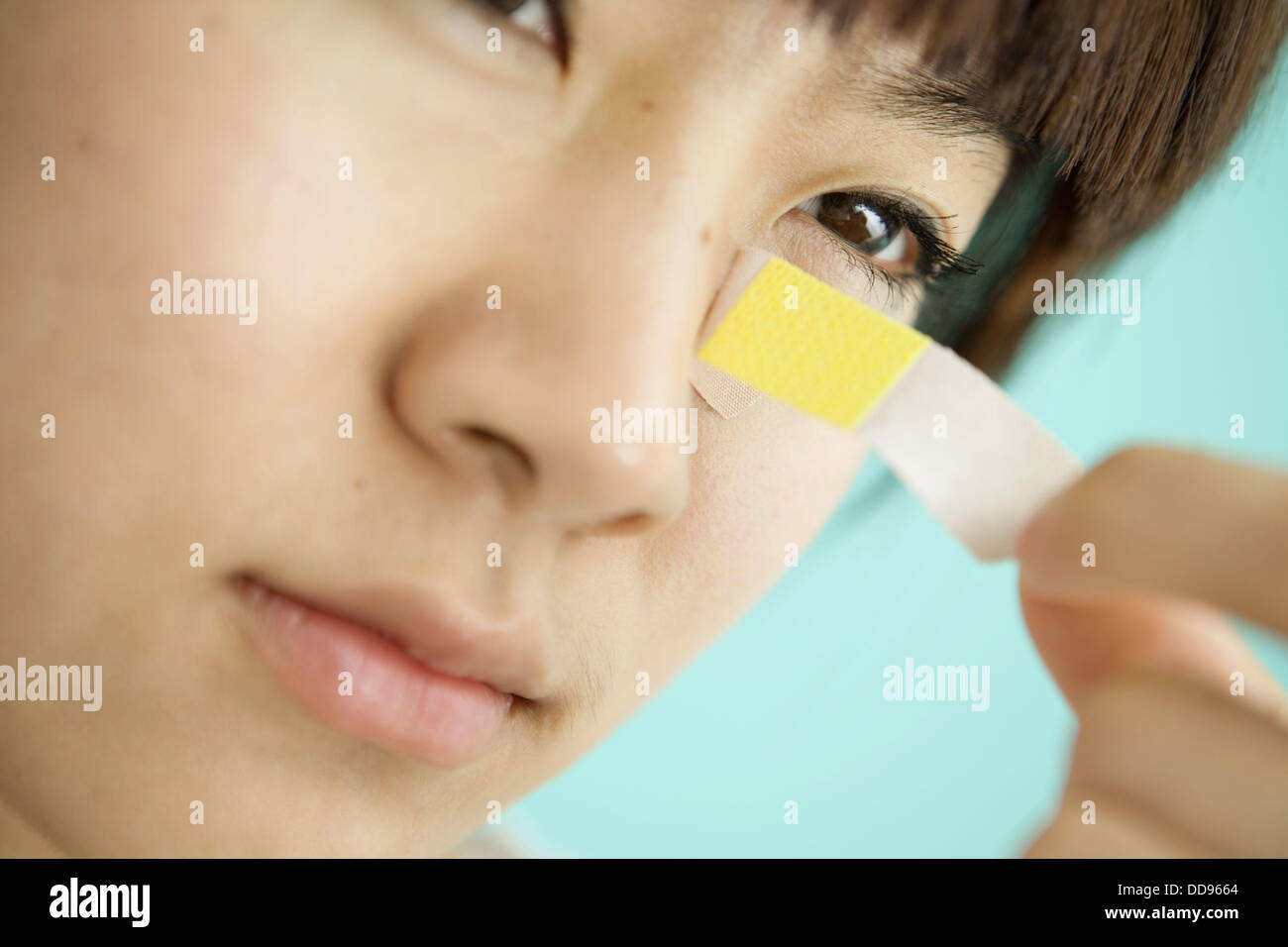 Human nose band aid hi-res stock photography and images - Alamy