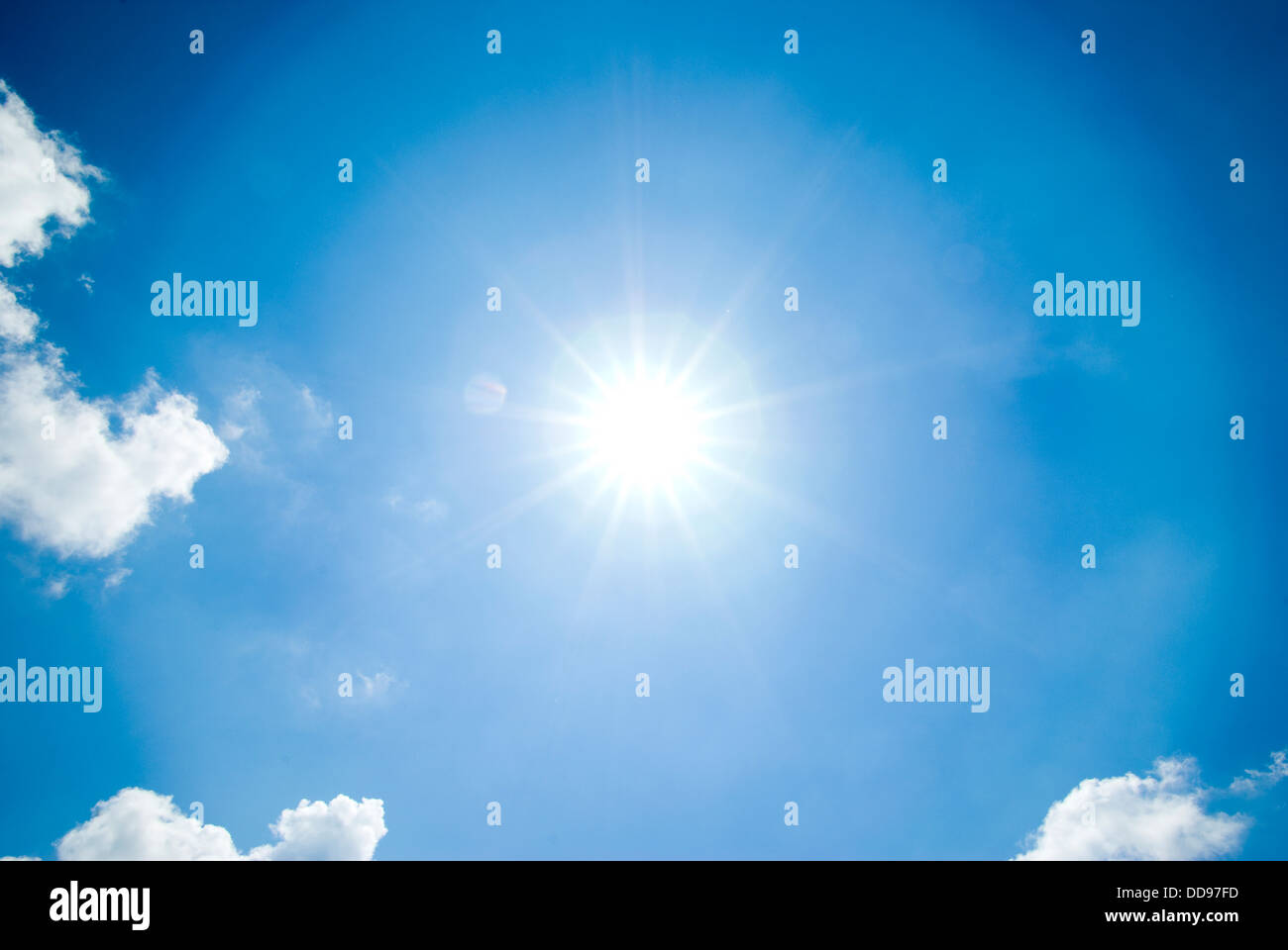 sunny sky Stock Photo - Alamy