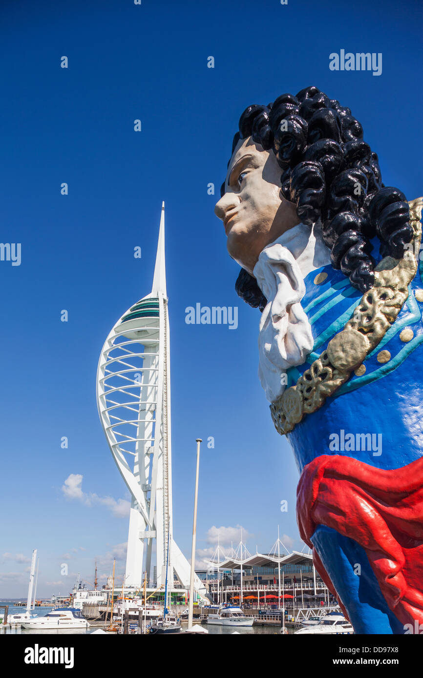 England, Hampshire, Portsmouth, Spinnaker Tower Stock Photo - Alamy