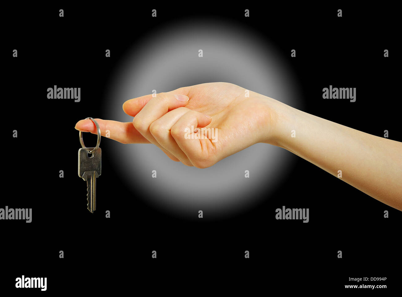 key in hand Stock Photo - Alamy