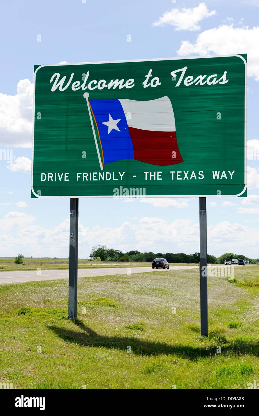 Texas state border hi-res stock photography and images - Alamy