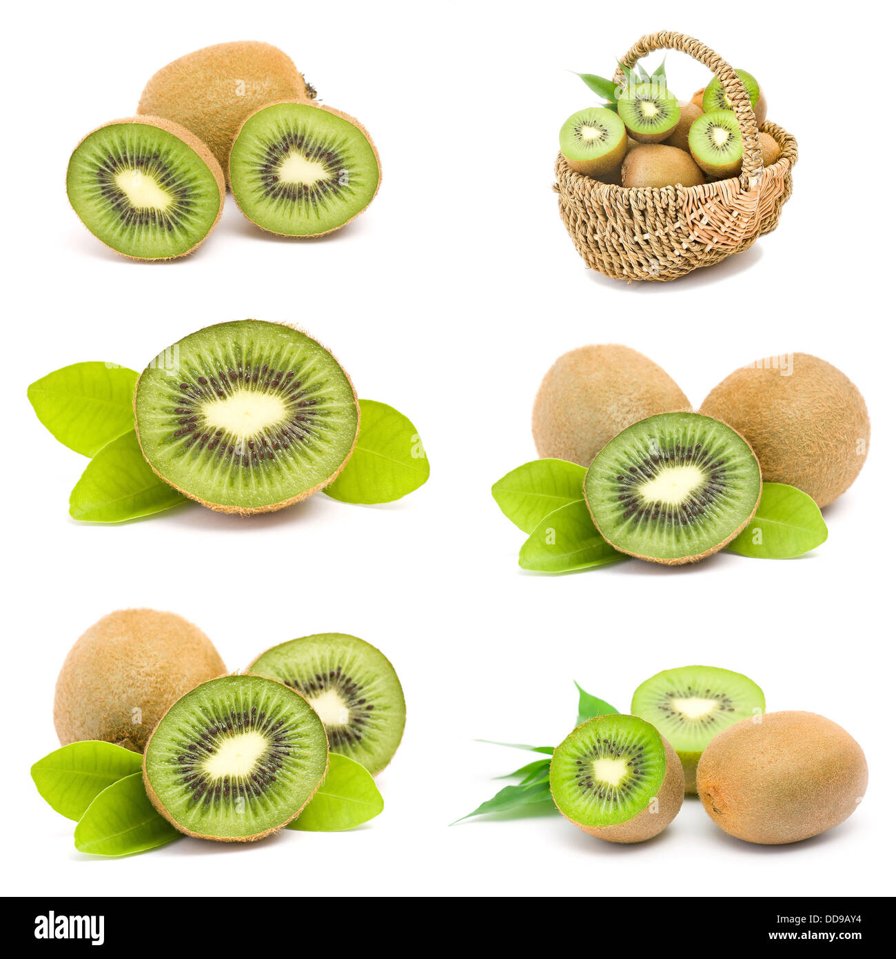 kiwi fruits collection Stock Photo - Alamy