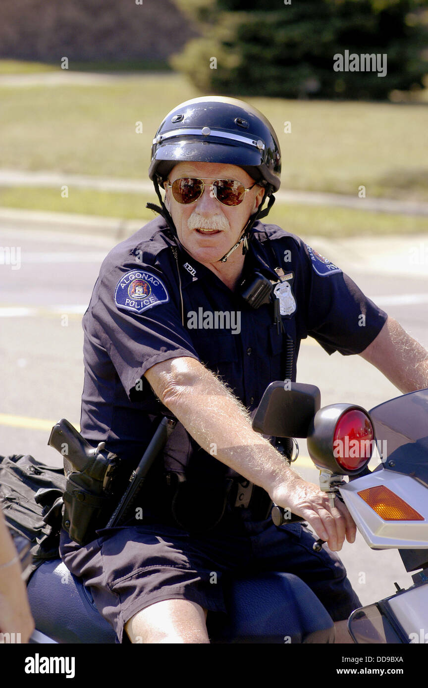 Male motorcycle police officer hi-res stock photography and images - Alamy