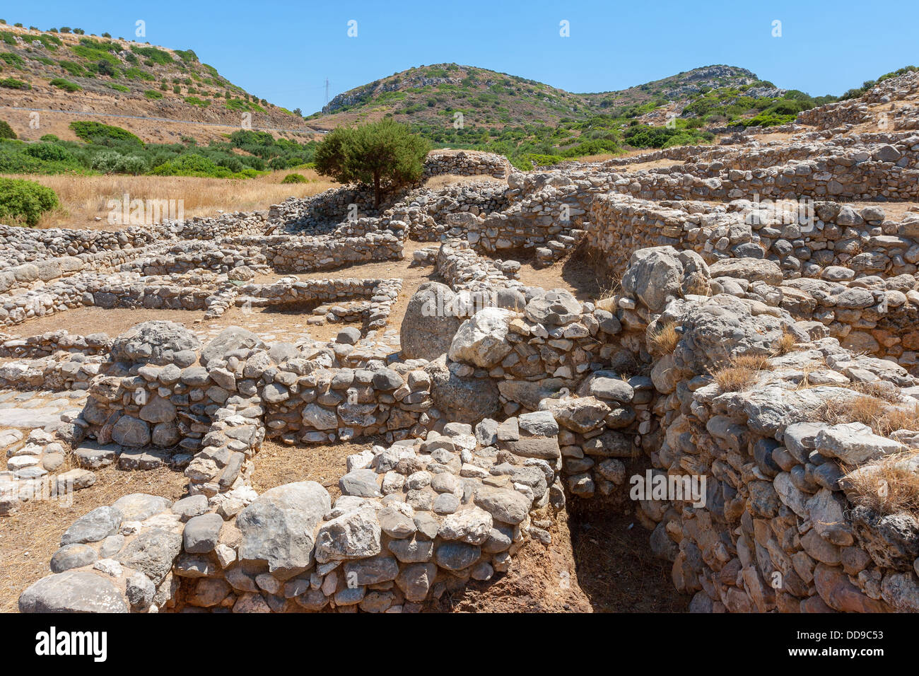 Gournia archaeological site hi-res stock photography and images - Alamy