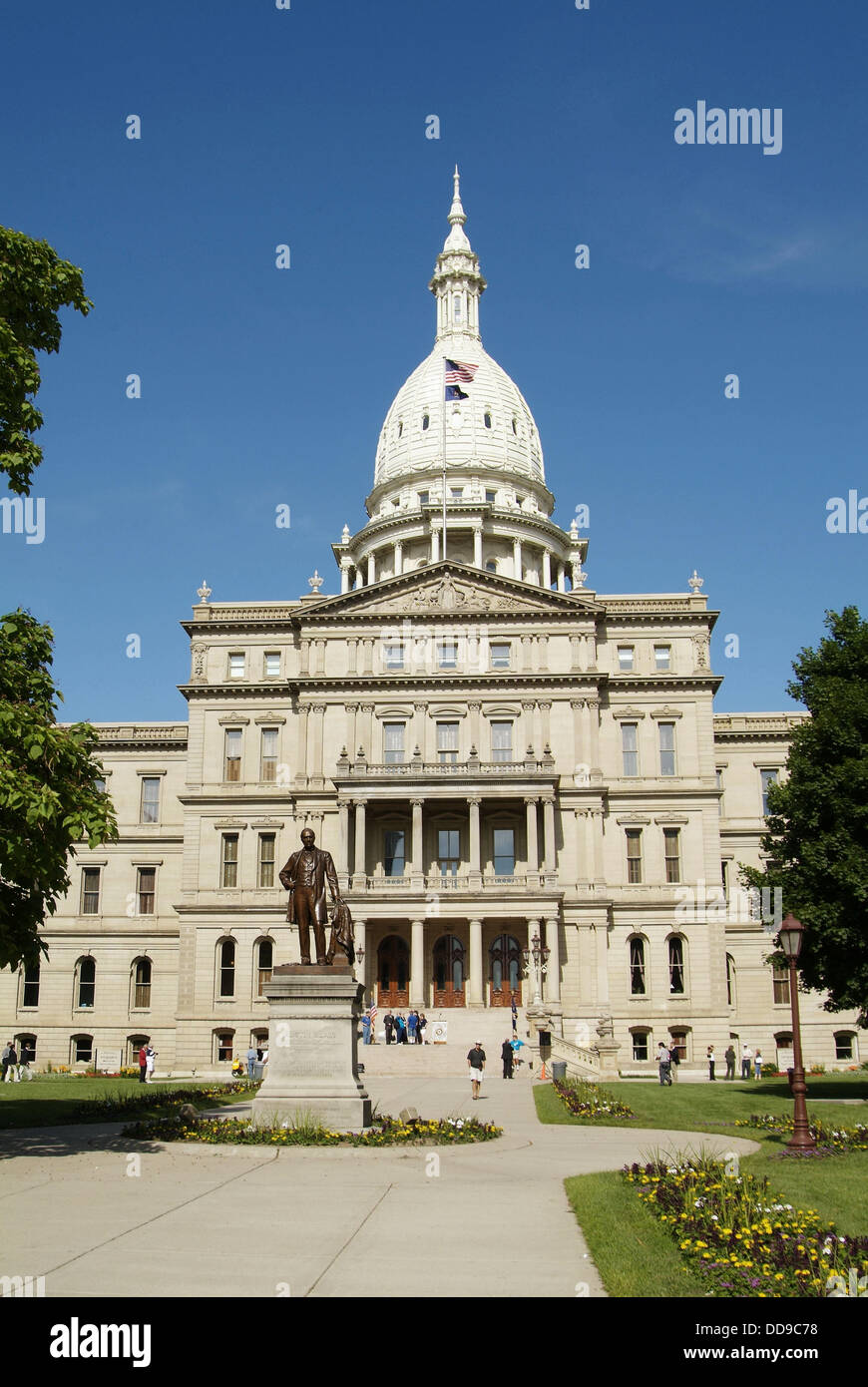Michigan State Capitol Building Lansing High Resolution Stock ...