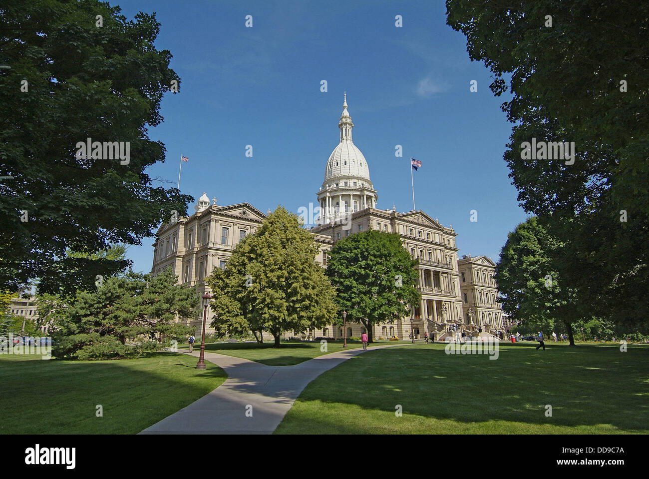 Michigan State Capitol Building High Resolution Stock Photography and ...