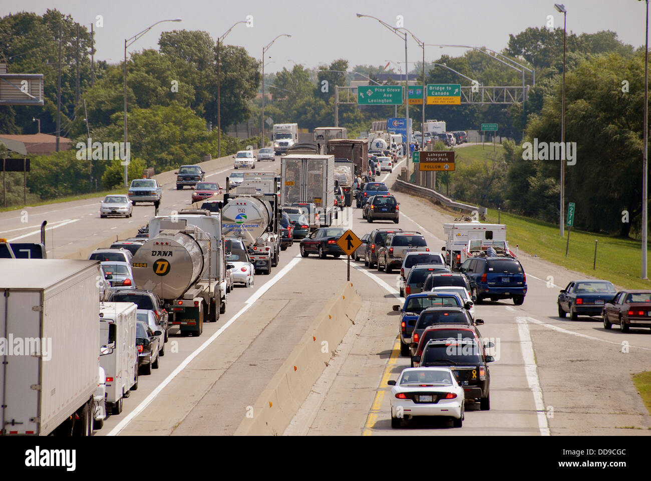 Car Stopped Border High Resolution Stock Photography and Images - Alamy