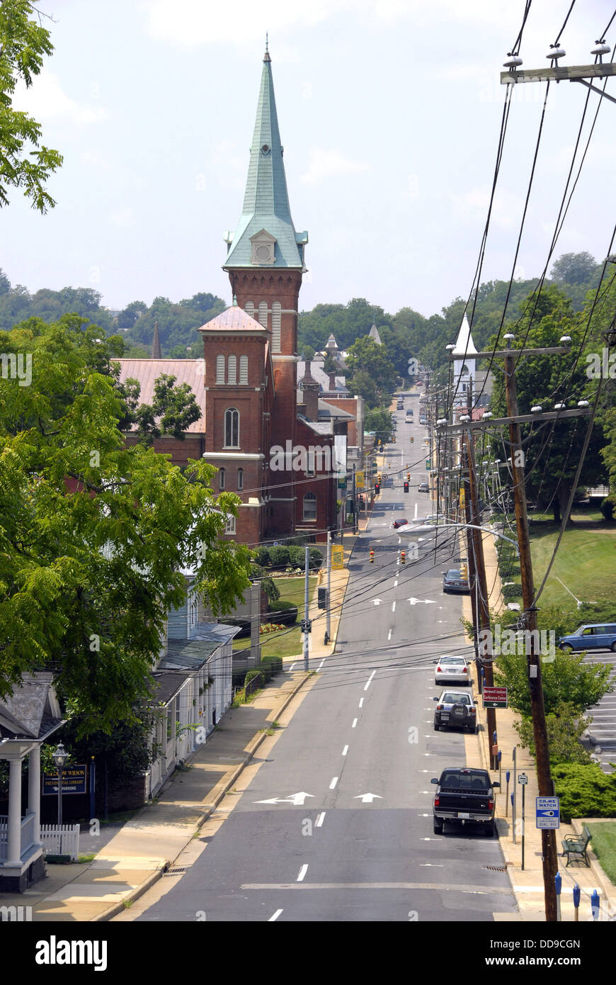 Downtown Staunton Virginia VA Home of the birthplace of President ...