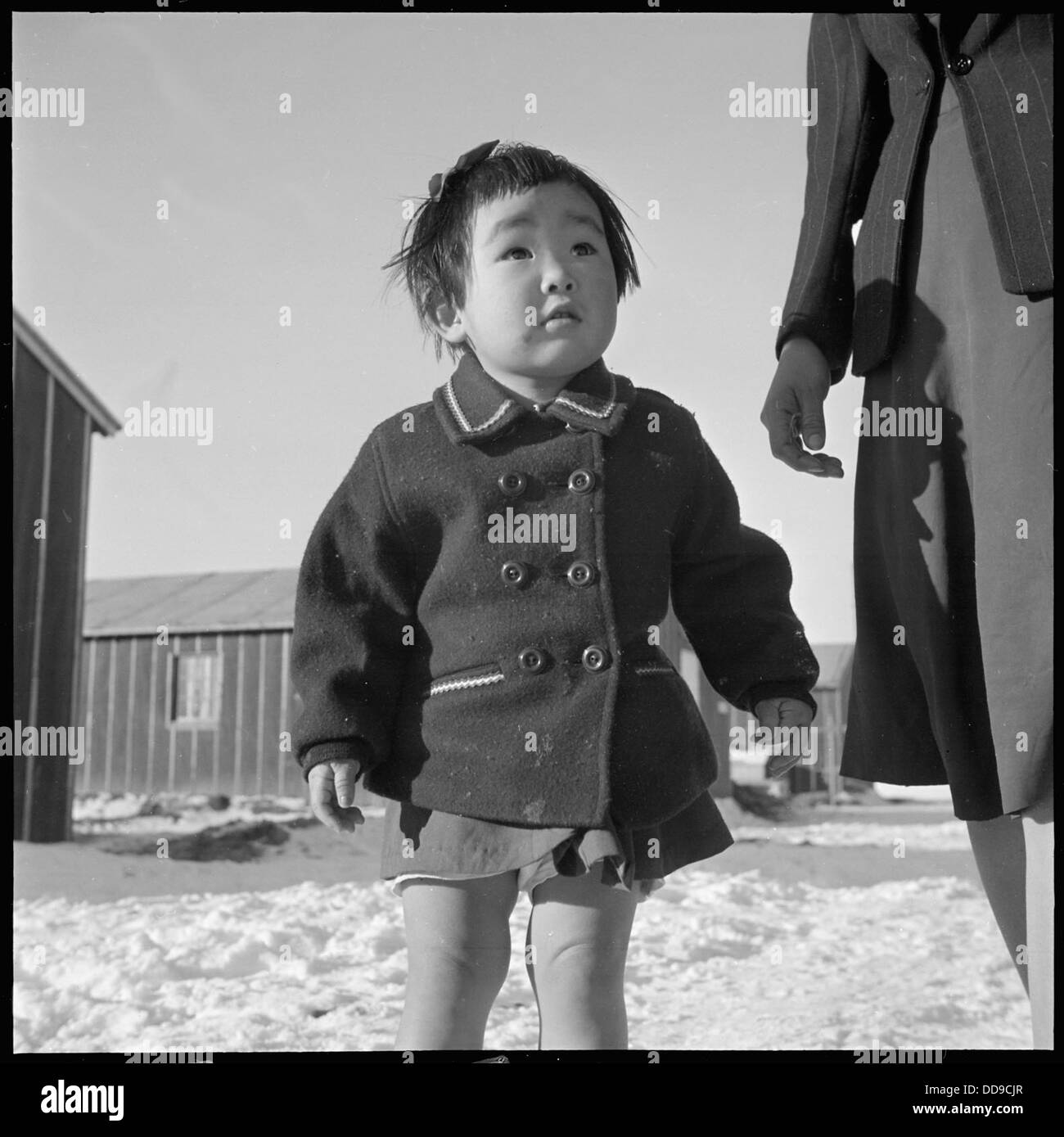 Sachi Ohira, daughter of Sam Ohira, poses at the Heart Mountain ...