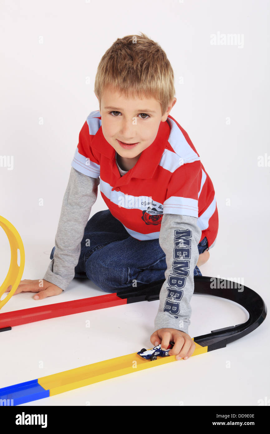 Child racing car hi-res stock photography and images - Alamy