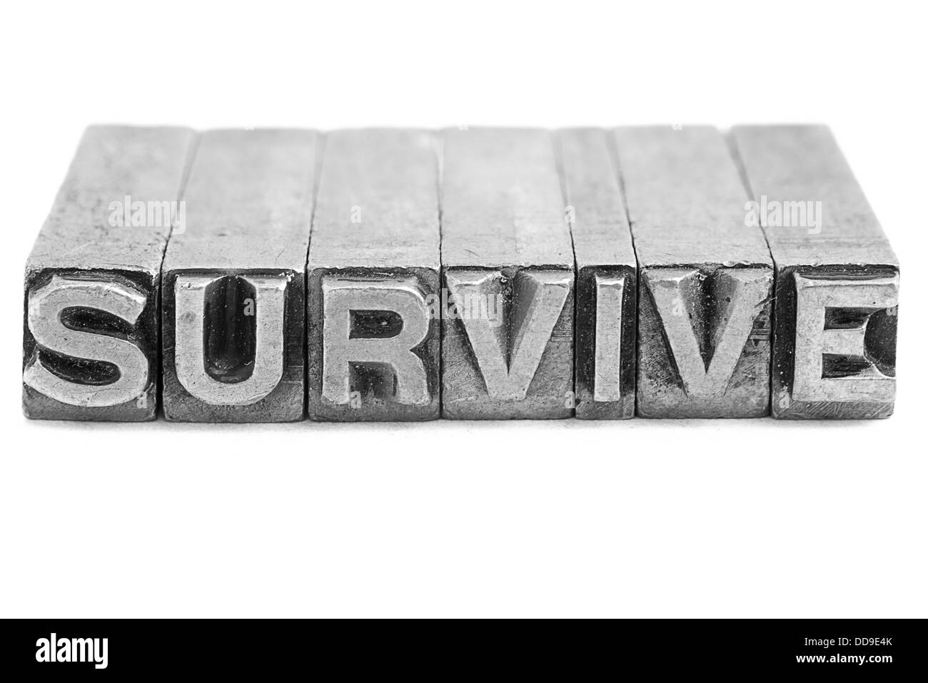 SURVIVE sign, antique metal letter type Stock Photo - Alamy SURVIVE sign, antique metal letter type Stock Photo - Alamy