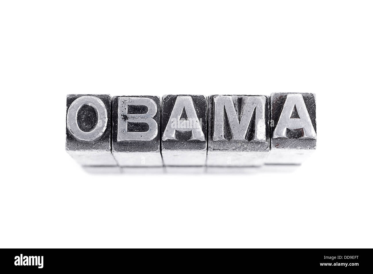 Obama sign, antique metal letter type Stock Photo - Alamy Obama sign, antique metal letter type Stock Photo - Alamy