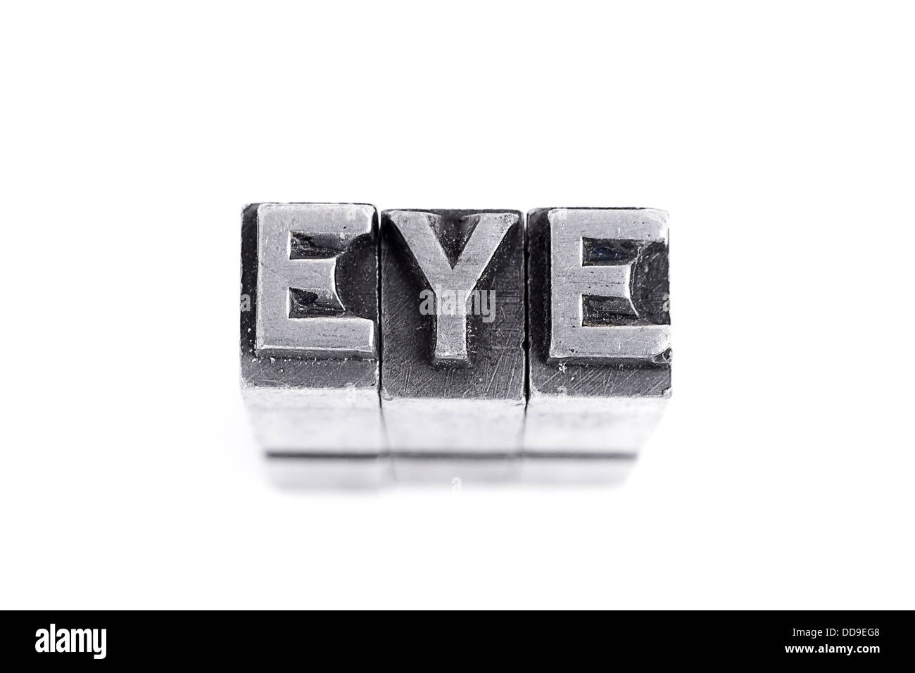 Old letter eye hi-res stock photography and images - Alamy