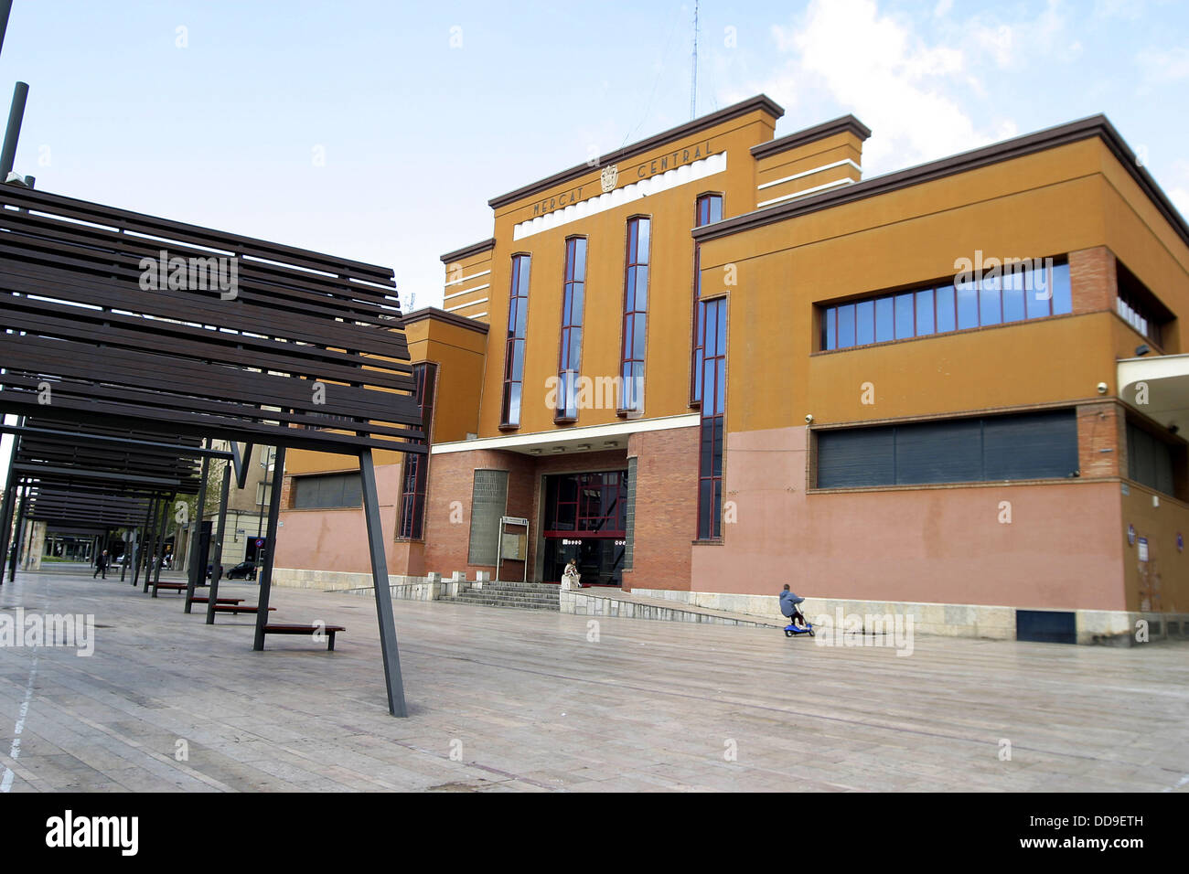 Central market building. Reus. Tarragona province, Spain Stock Photo ...