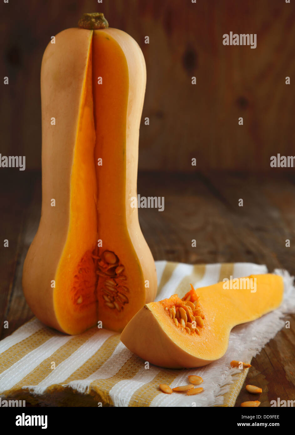 Fresh pumpkin cut hi-res stock photography and images - Alamy