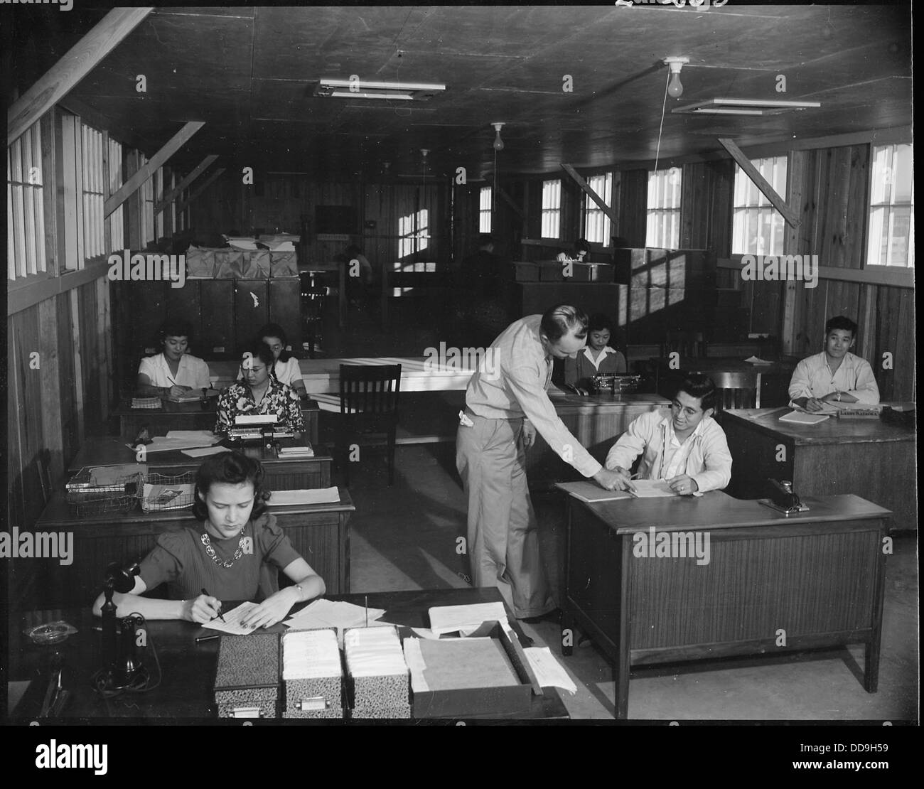 This image shows a section of the Housing Department at the Jerome ...