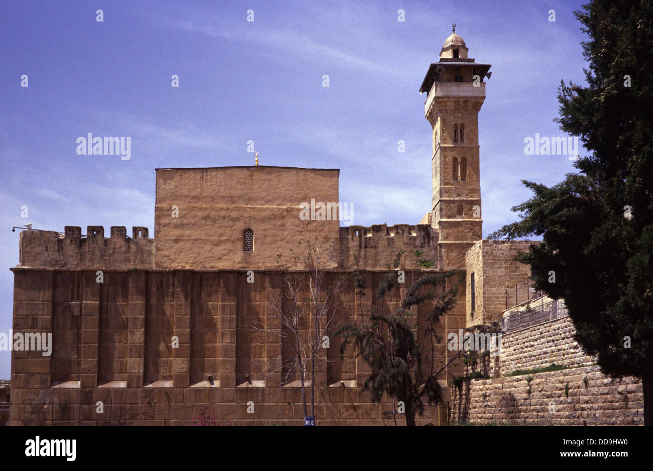 View of the Cave of the Patriarchs or Tomb of the Patriarchs, known to ...