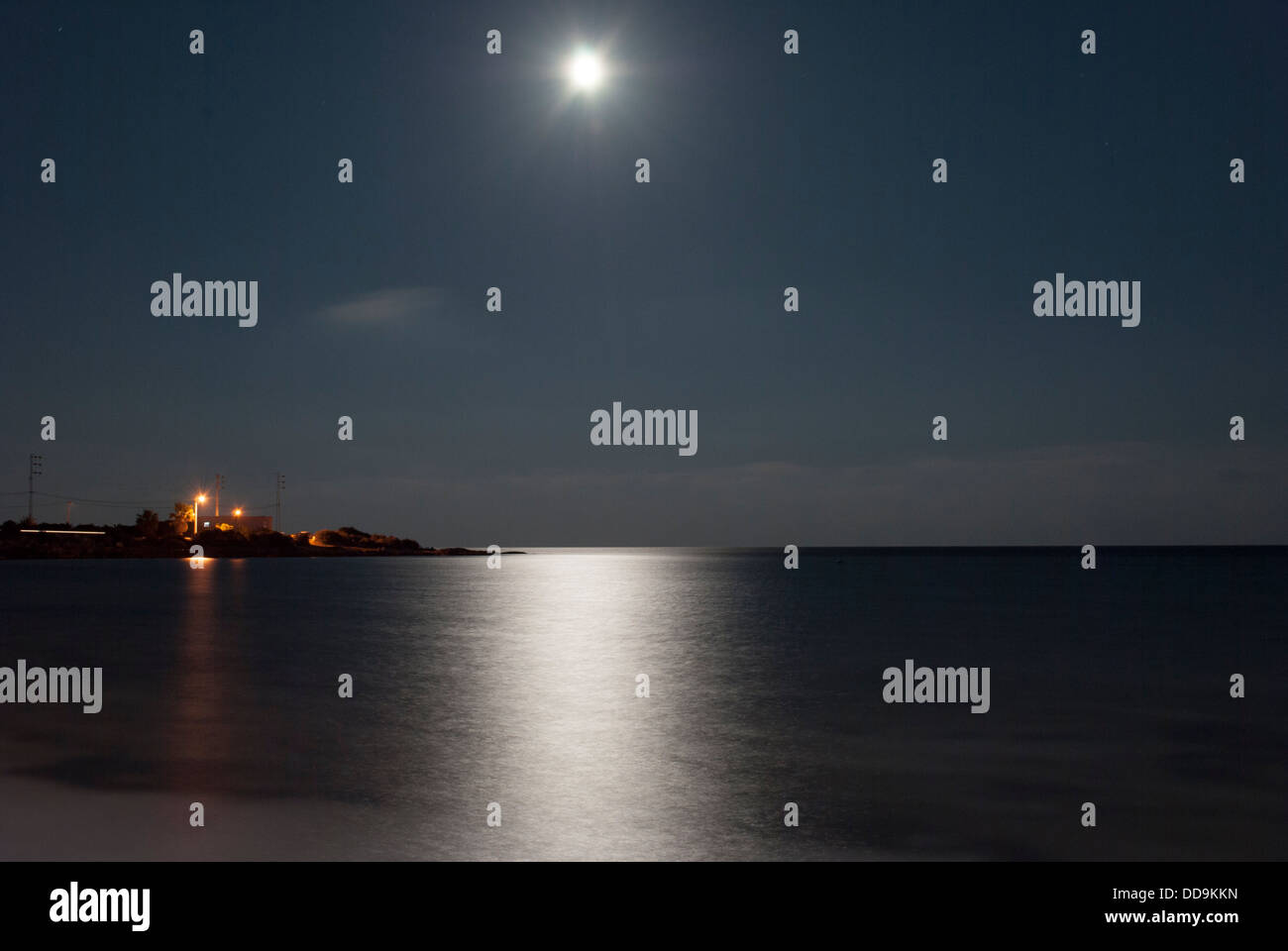 Full moon light Stock Photo - Alamy