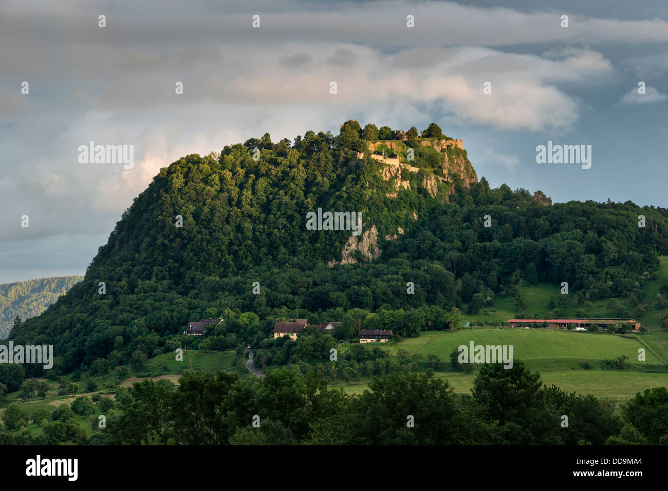 Germany, Baden Wuerttemberg, Constance, View of Hohentwiel Hegau ...