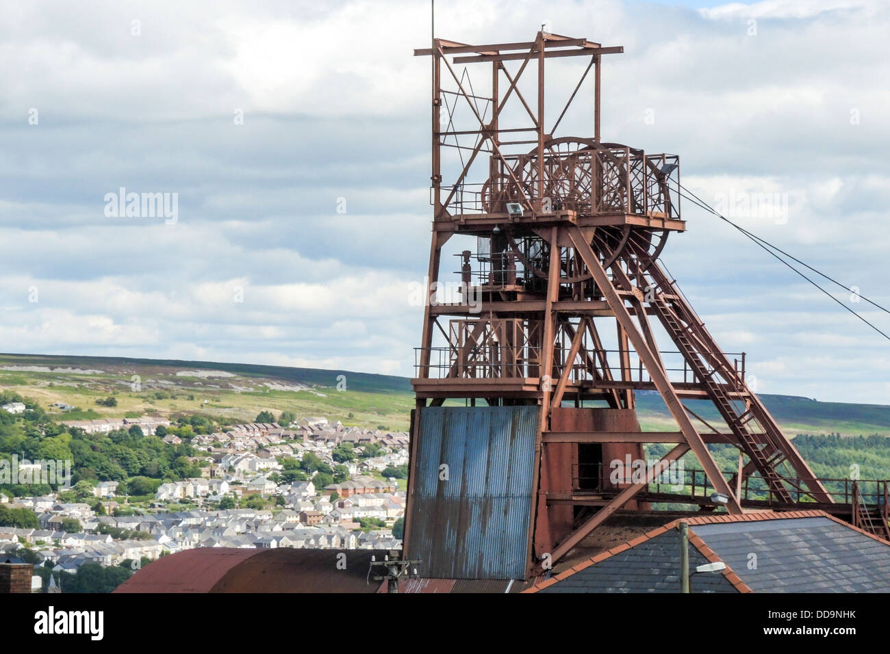 The winding gear for the lift cages of the Big Pit, National Coal ...