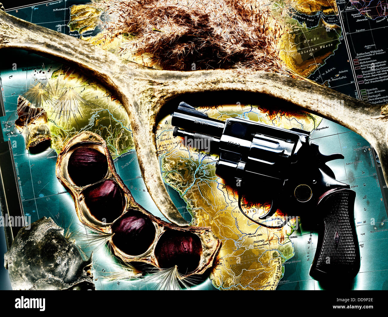 Revolver On Map High Resolution Stock Photography and Images - Alamy
