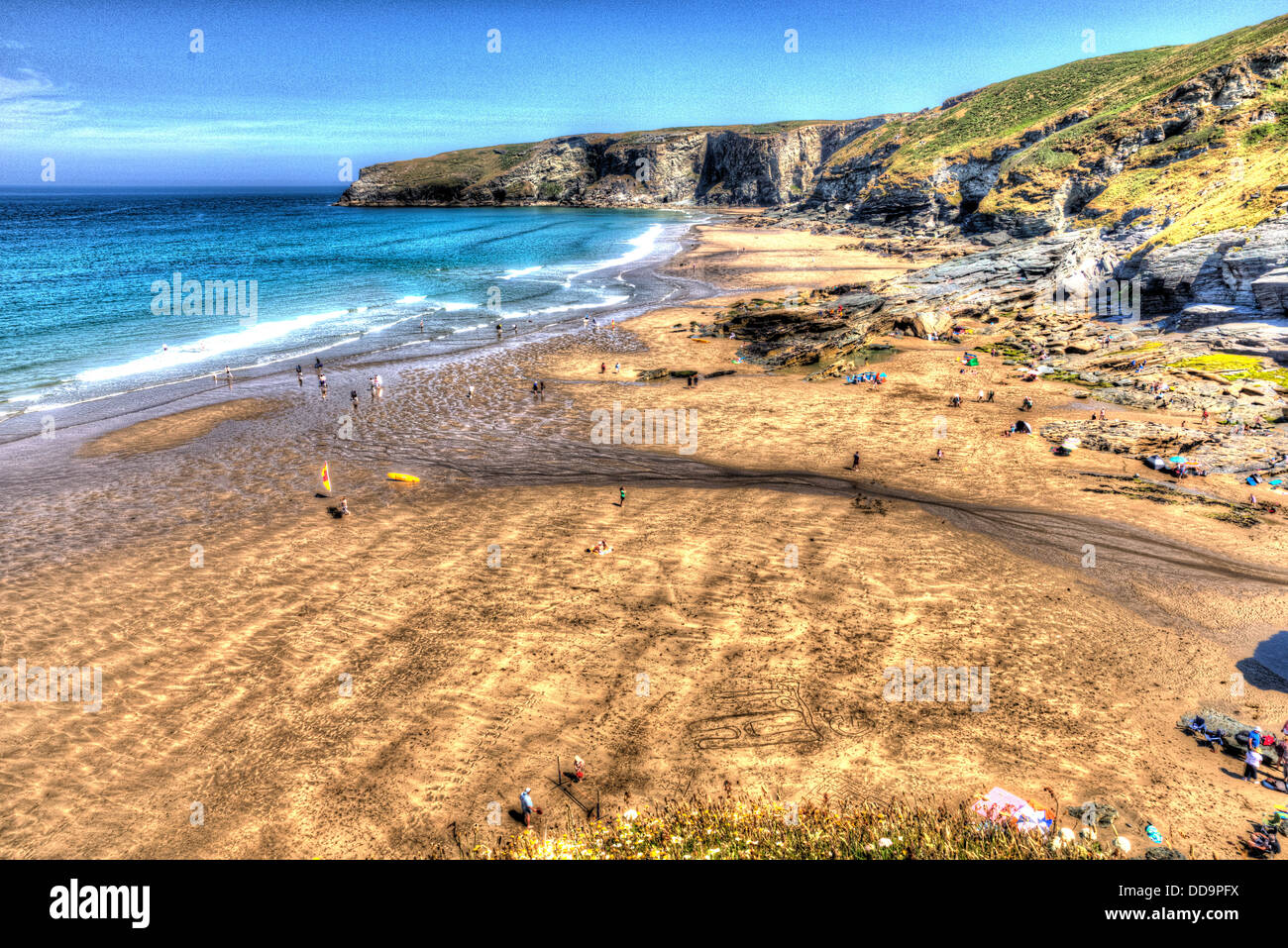 Blue bay strand hi-res stock photography and images - Alamy