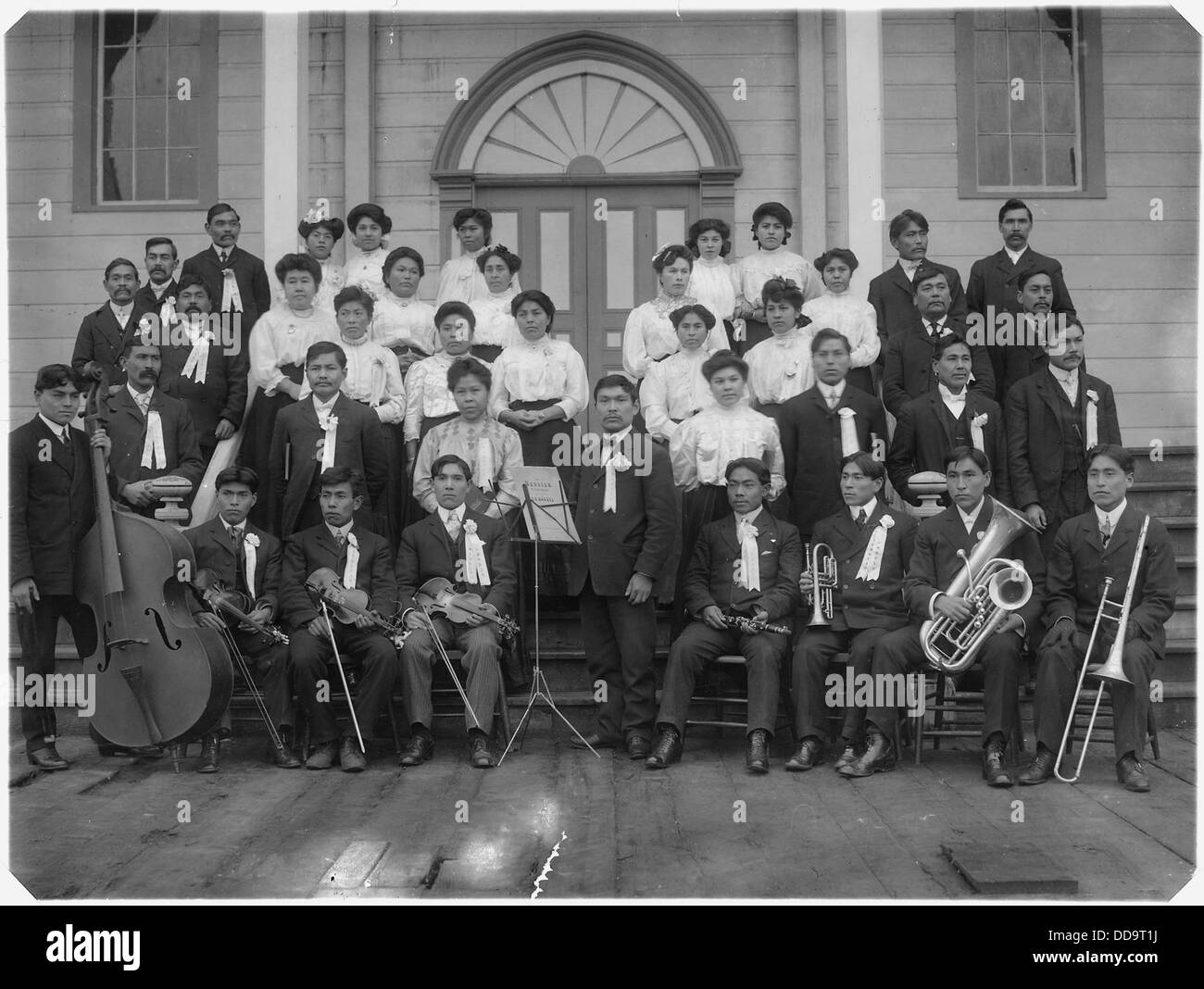 A portion of the Metlakahtla orchestra, showcasing musicians from this ...