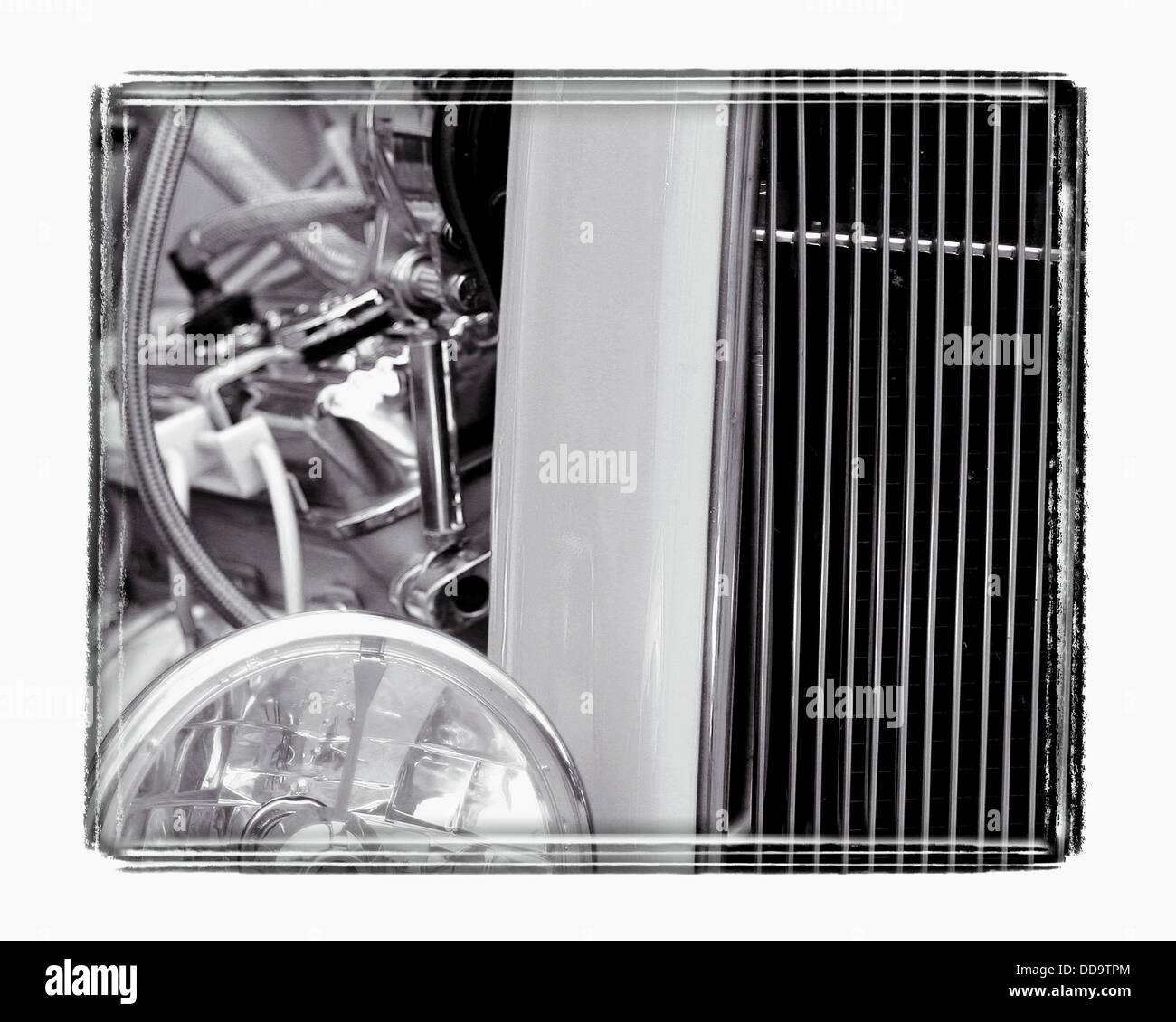 Car radiator detail Cut Out Stock Images & Pictures - Alamy