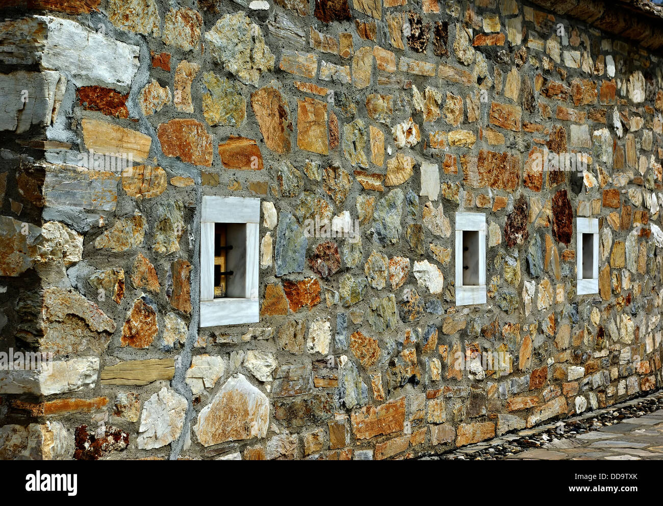 Old church stone wall texture hi-res stock photography and images - Alamy