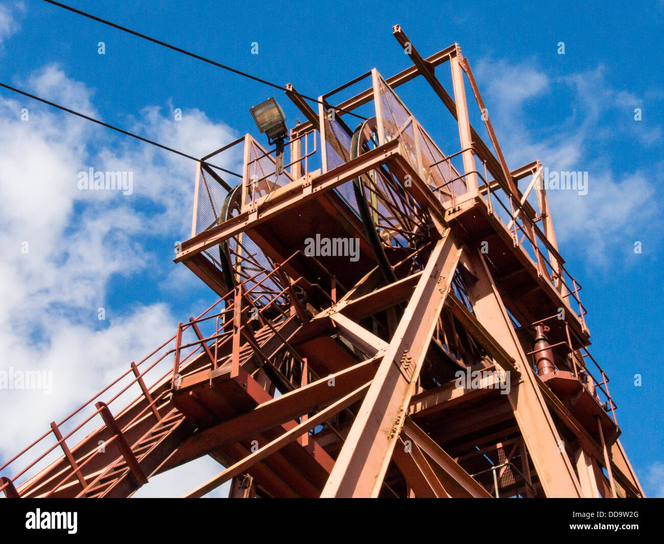 Winding tower coal mine pit hi-res stock photography and images - Alamy