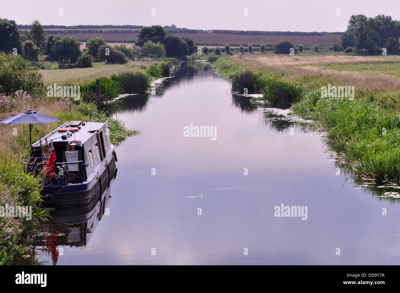 Above Denford Lock, River Nene, Northamptonshire Stock Photo - Alamy