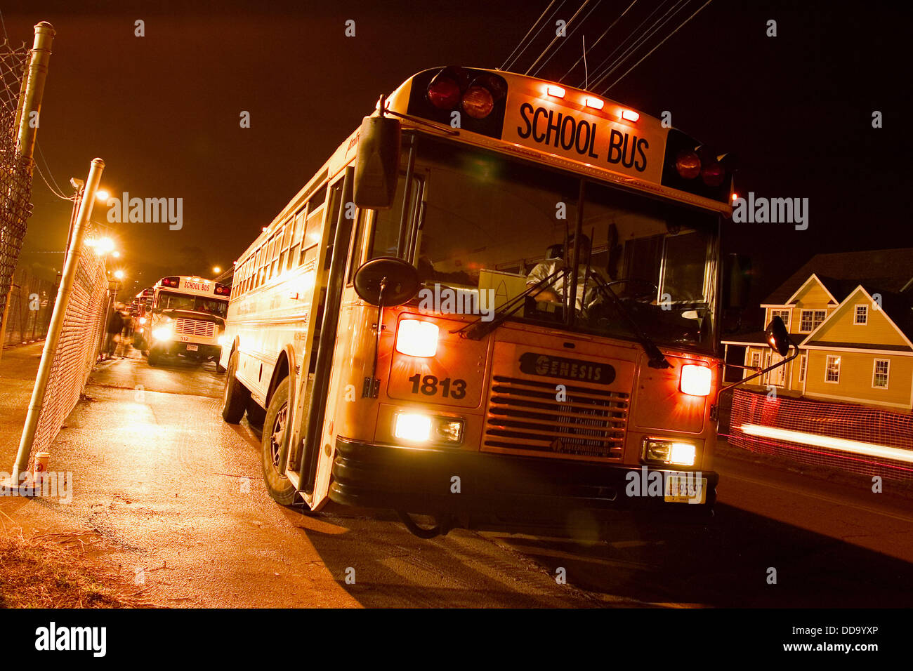 Usa school bus pick up hi-res stock photography and images - Alamy