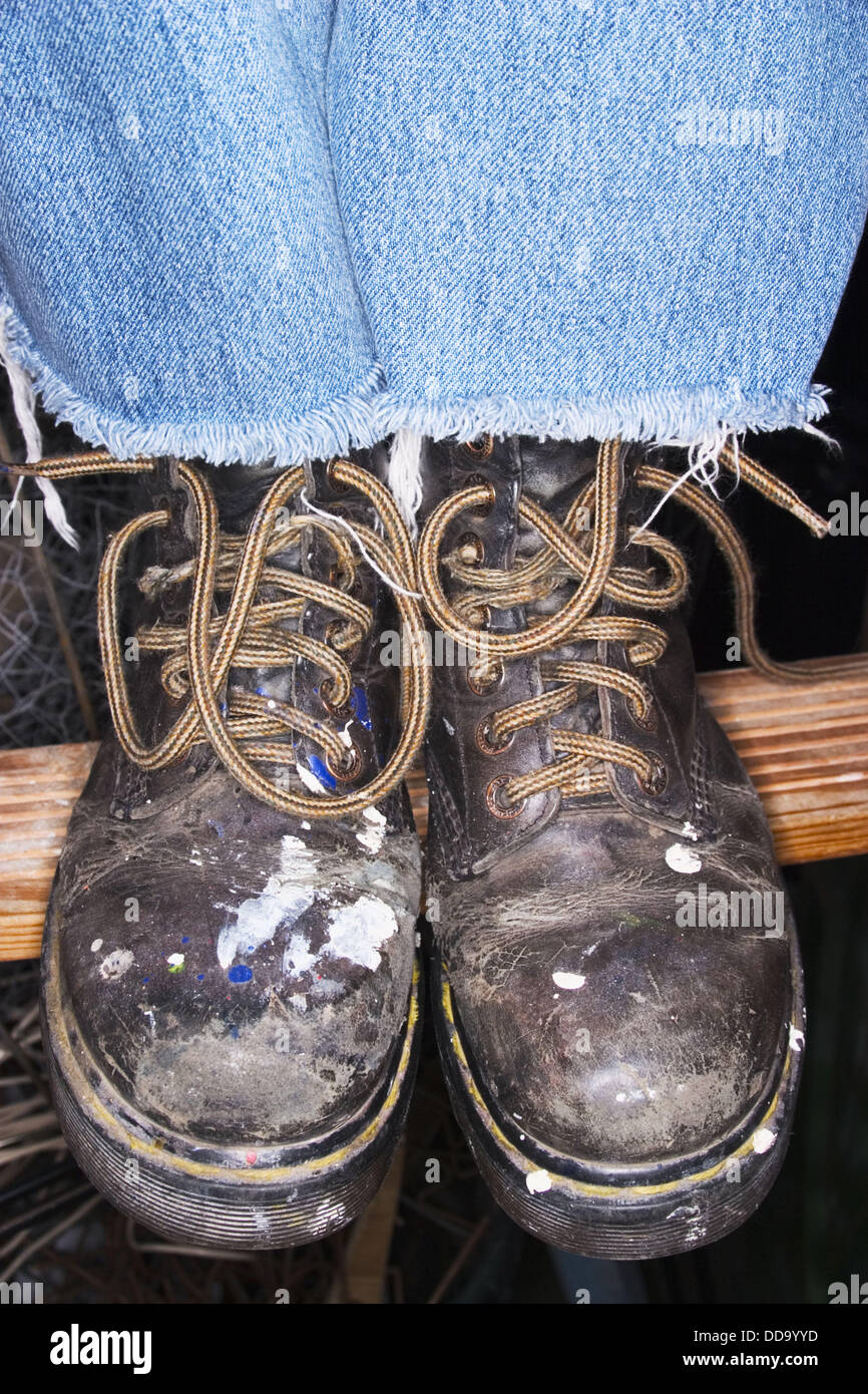 Workboots hi-res stock photography and images - Alamy