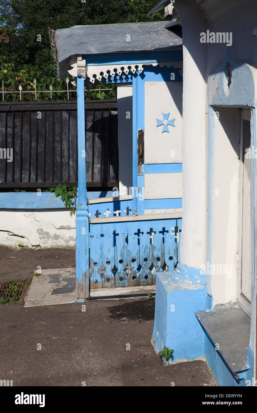 Entrance to the living quarters of the priests of the Epiphany Church ...