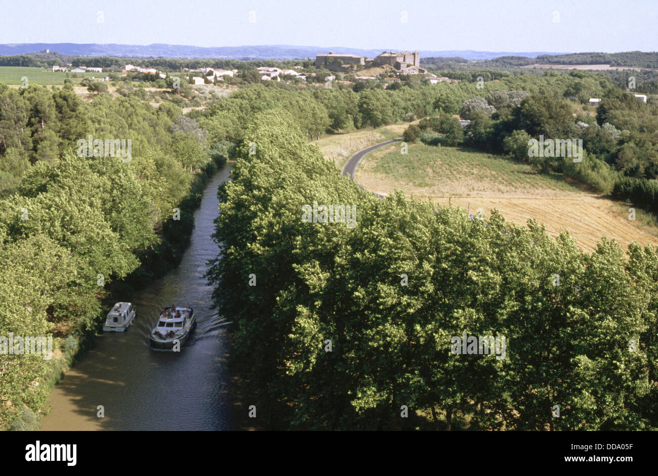 Argens-Minervois. Canal du Midi. Aude. France Stock Photo - Alamy