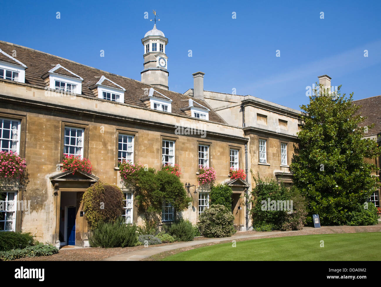 First Court building lawn Christ's College University of Cambridge ...