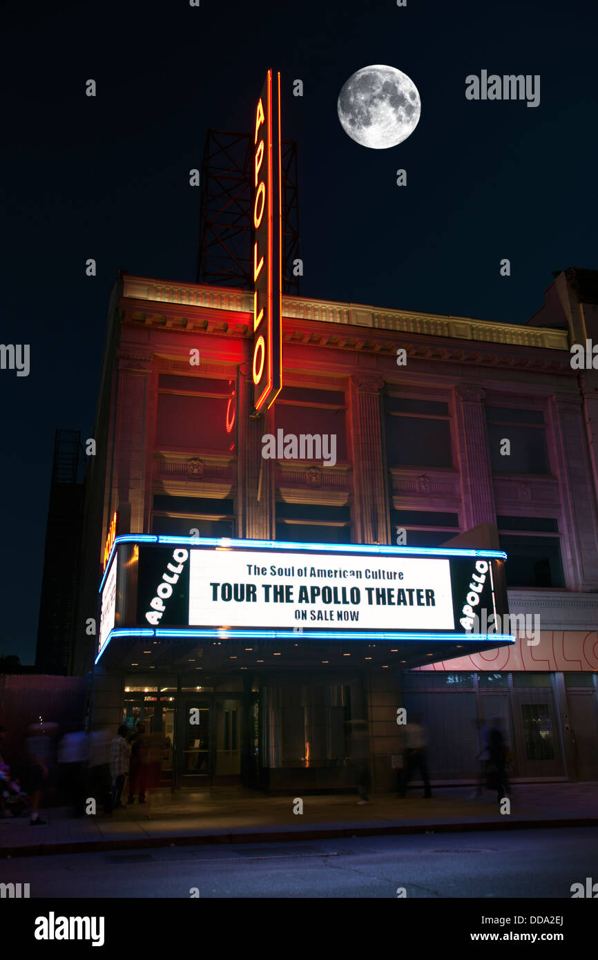 APOLLO THEATER 125TH STREET HARLEM MANHATTAN NEW YORK CITY USA Stock ...