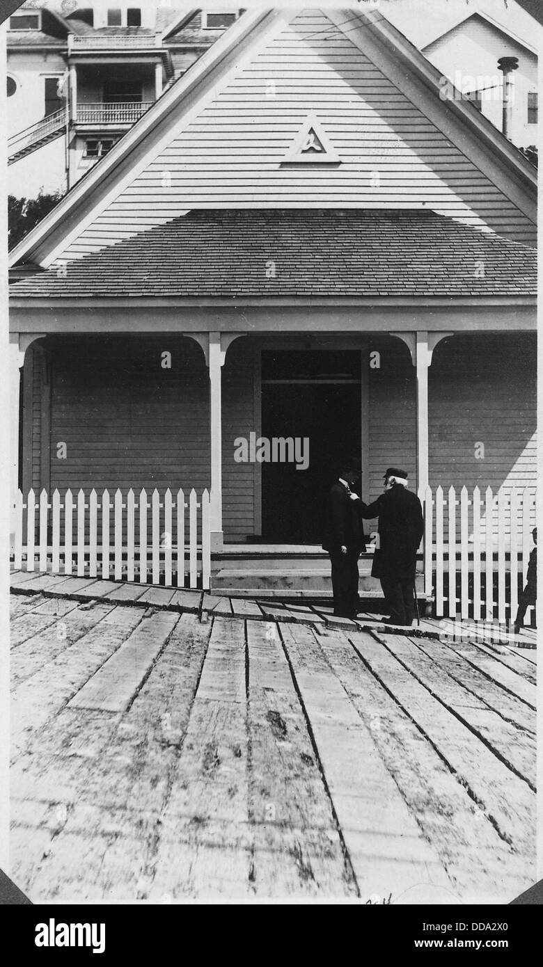Rev. William Duncan and Rev. H.W. Michener are pictured in front of a ...