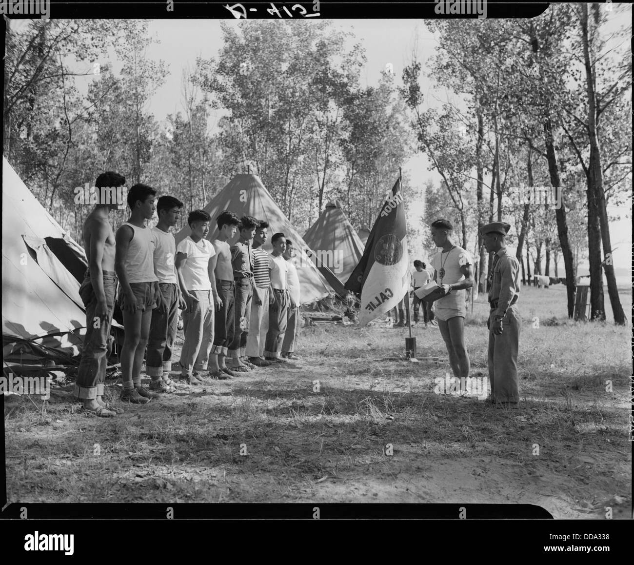 A 5-day Boy Scout camp was held at the Rohwer Relocation Center in ...