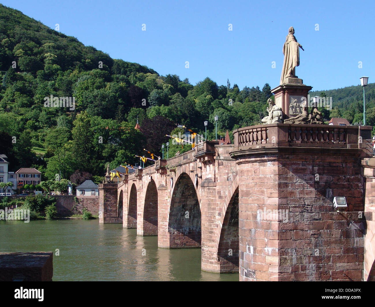 Karl-Theodor bridge of Heidelberg Stock Photo - Alamy