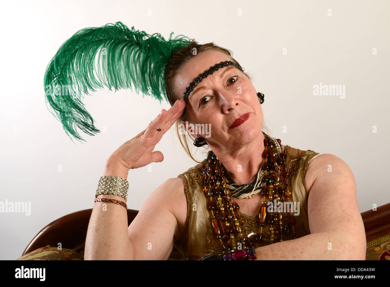 Woman surprised 1920s hi-res stock photography and images - Alamy